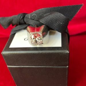 Gucci | Accessories | Brand New Gucci Crystal Ring Studs Motif | Poshmark